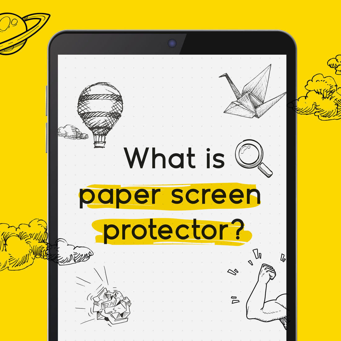 What is a paper effect screen protector? | doodroo